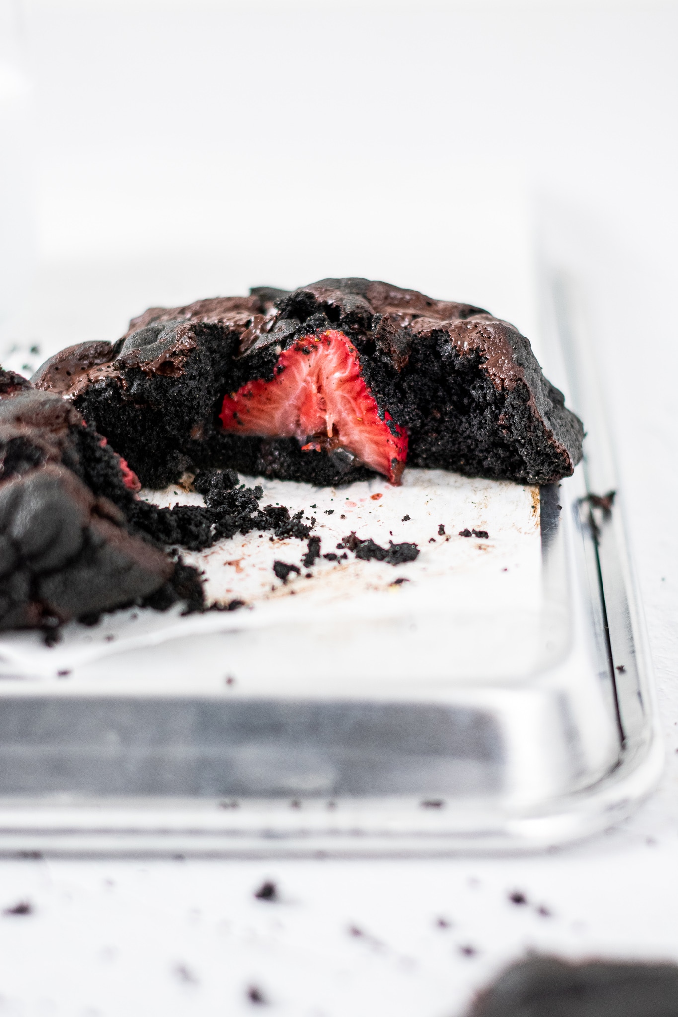 Chocolate Tahini Asteroid Cookies - Kid Friendly Recipes - Flax and Sugar
