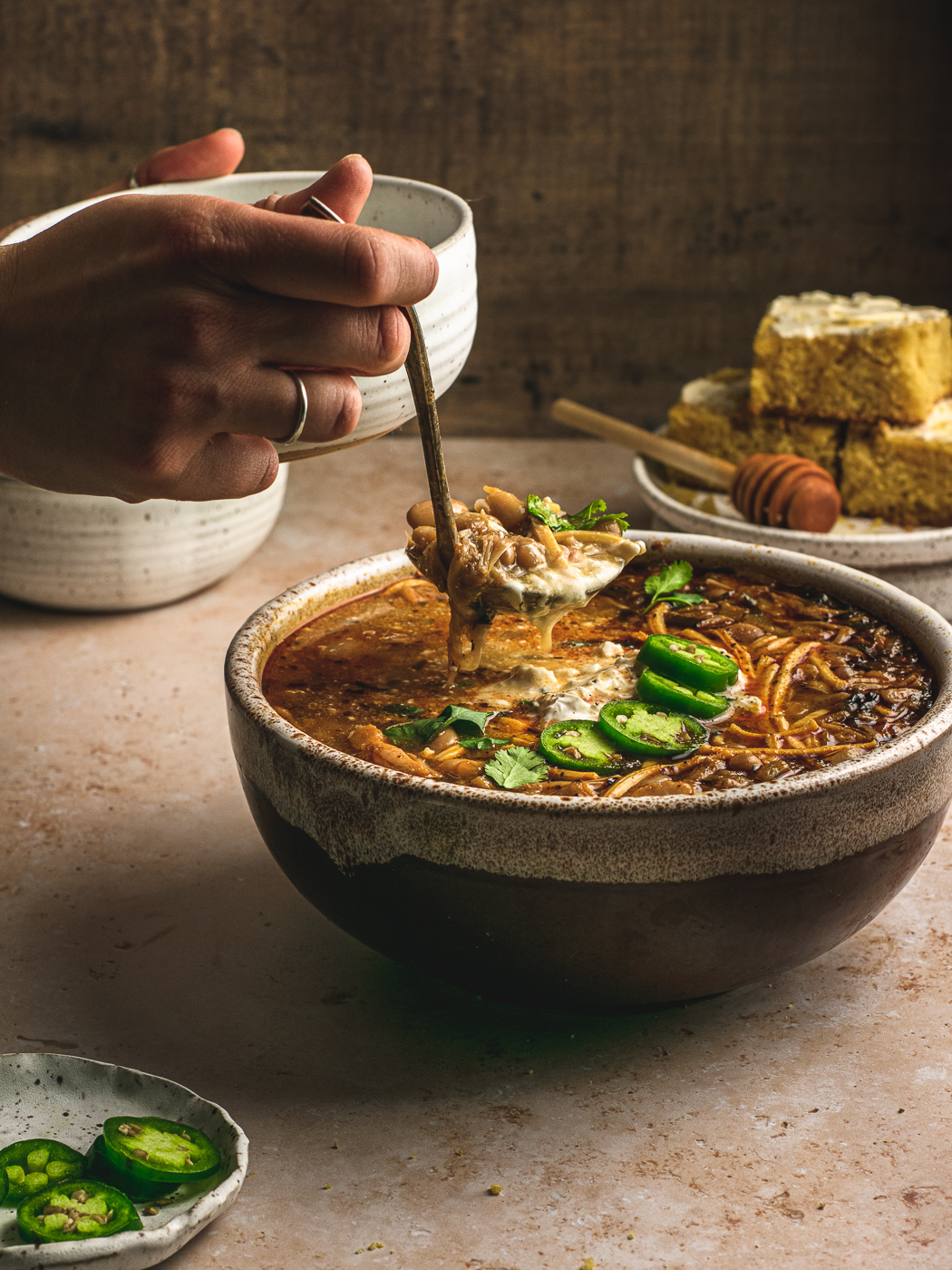 Vegan White Chili (Instant Pot) - Flax and Sugar - Mikyla Meckelson